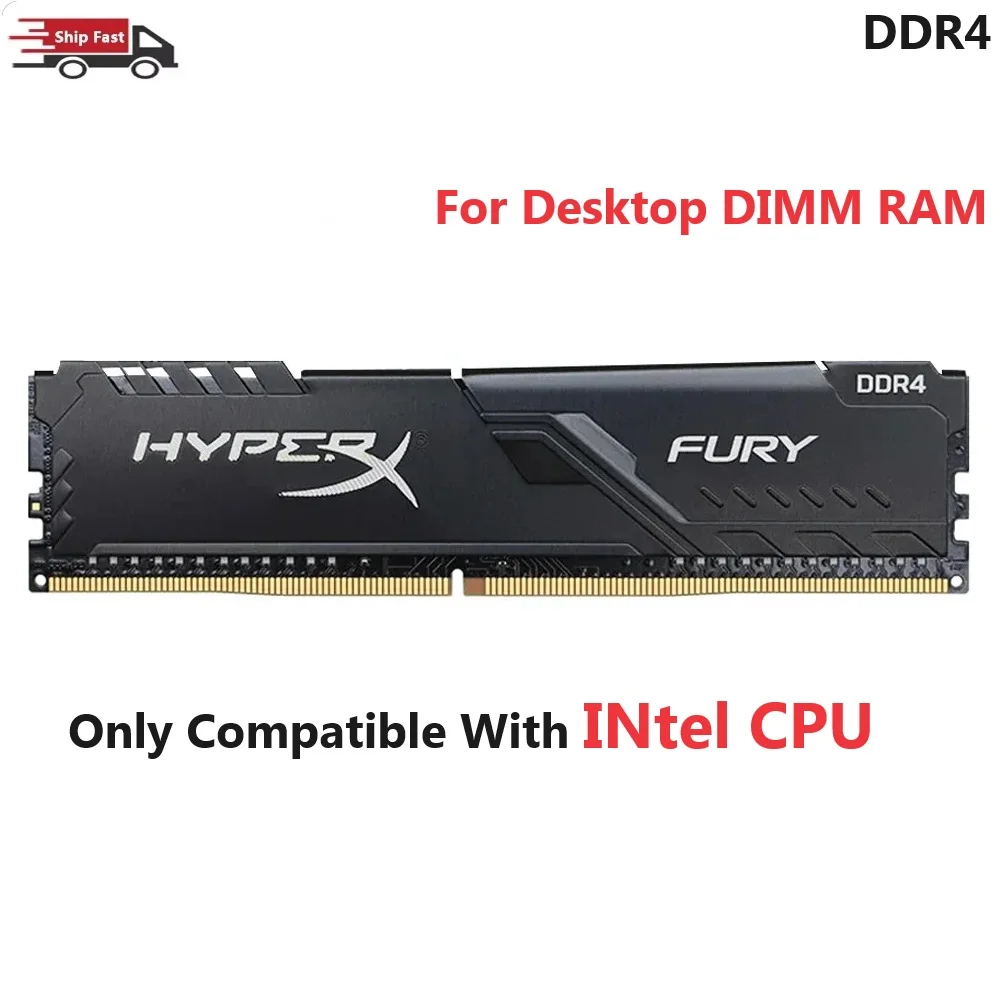 HyperX-Fury-Desktop-Ram-Mem-ria-DDR4-Mem-ria-DIMM-4GB-8GB-16GB-2400 ...