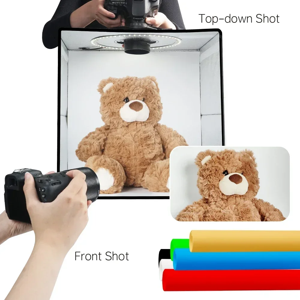 Lightdow 12×12×12 Inch (30×30×30cm) Photo Studio Light Box Kit with ...