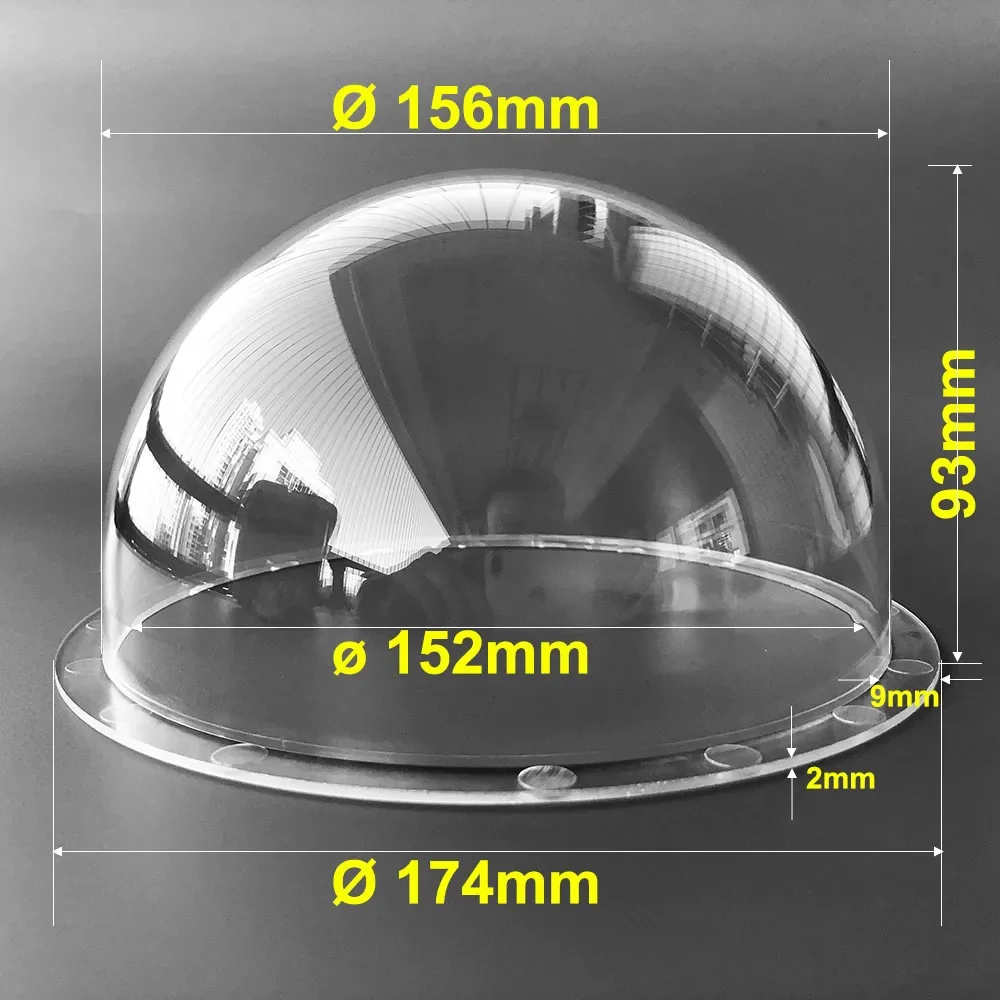 6-8-Inch-174x93mm-Clear-Acrylic-Protective-Glass-Dome-Protection-Cover ...
