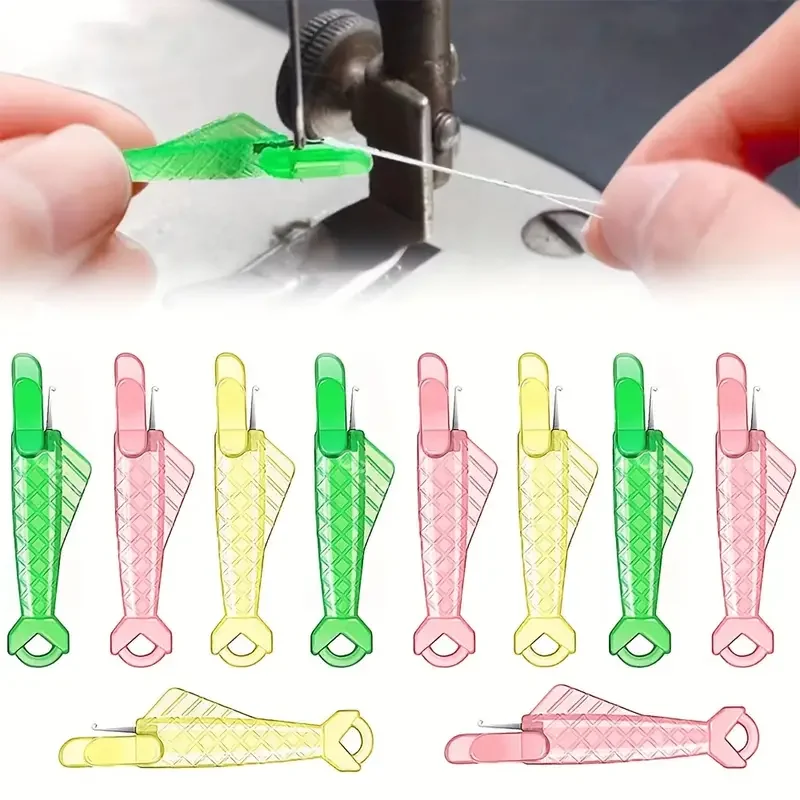 5/10/20pcs Sewing Machine Needle Threader Hook Mini DIY Sewing Needle ...