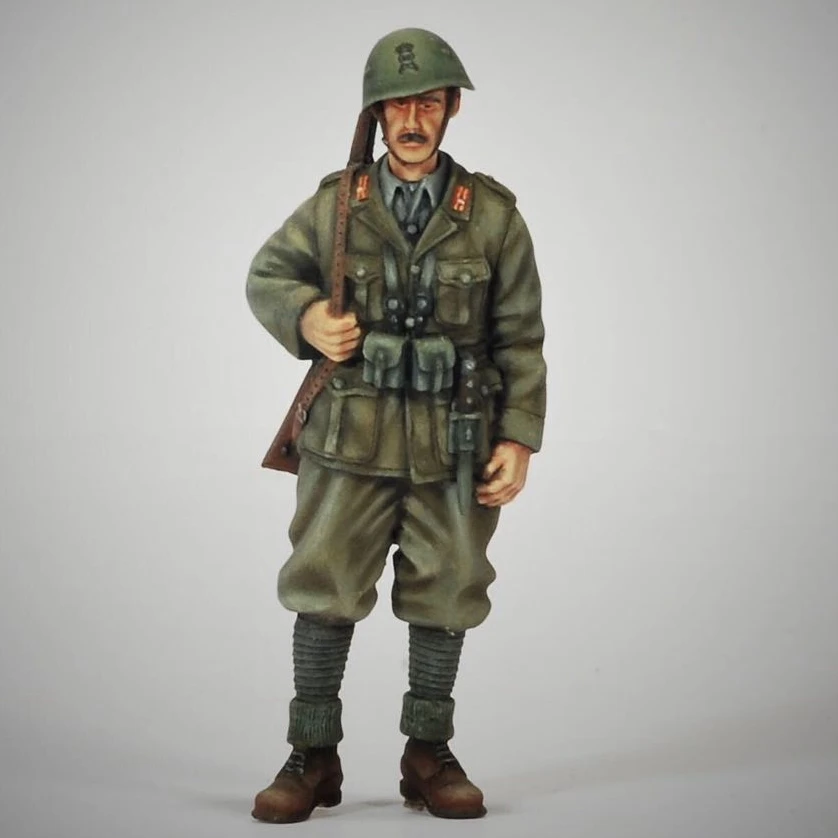 Resin-Soldier-1-35-Scale-Figure-Model-Kit-GK-Statue-modeling-Italian ...