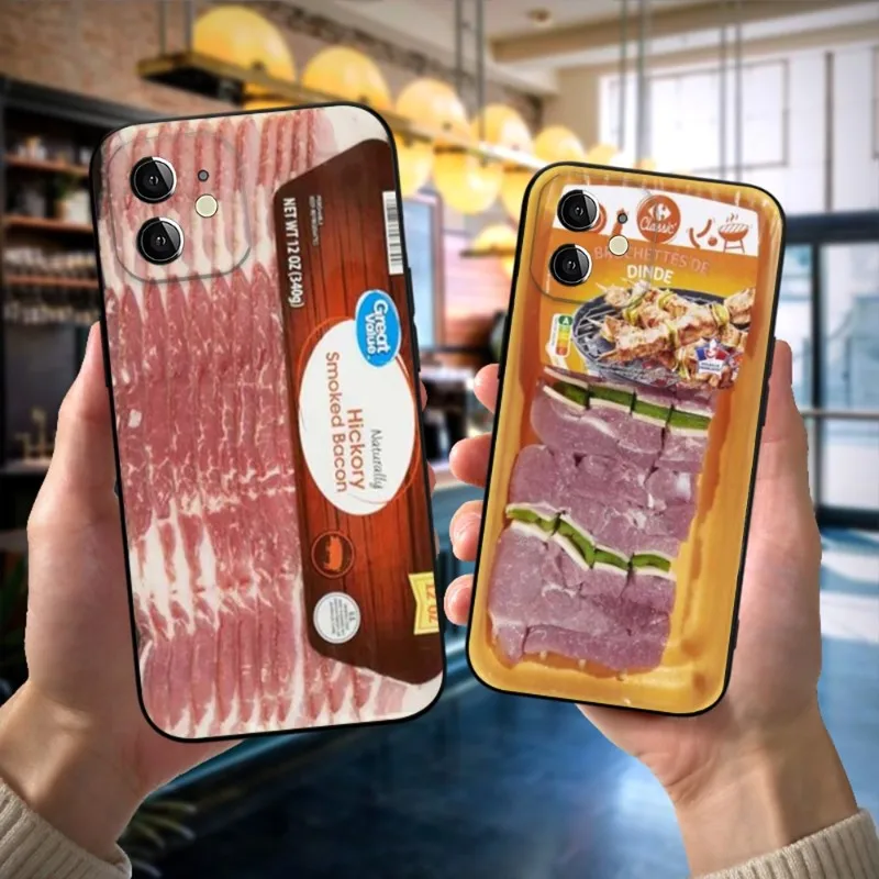 Food Beef Cucumber Sausage Phone Case For Apple Iphone 14 Pro 13 Mini ...