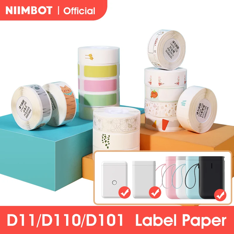Niimbot-Pocket-Printer-Labels-Tape-Printer-Maker-for-Stickers-D110-D11 ...
