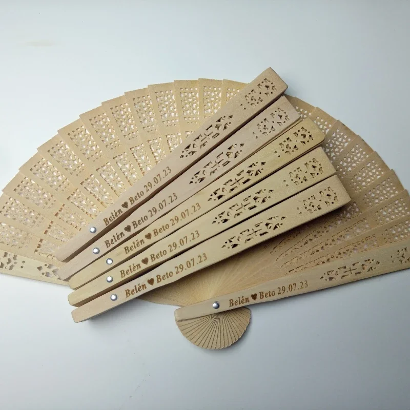 20-30-80PCS-Customized-wooden-fan-Personalized-wedding-gift-hand-fan ...