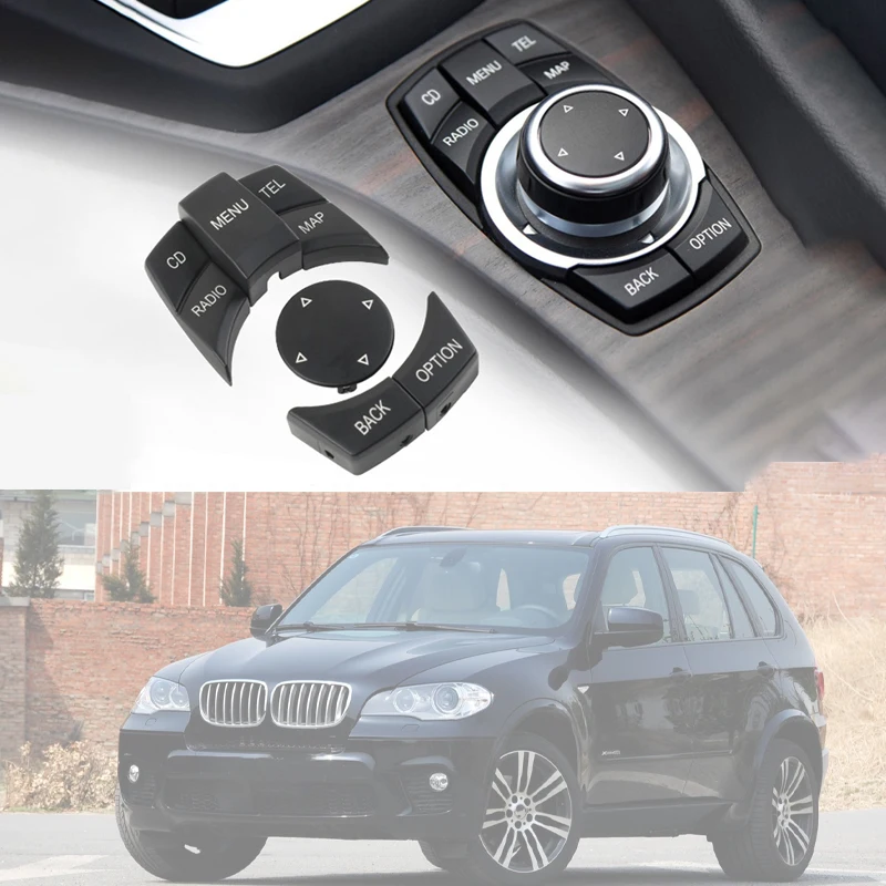 Car-CD-Console-IDrive-Multi-Media-Control-Knob-Menu-Button-Switch ...
