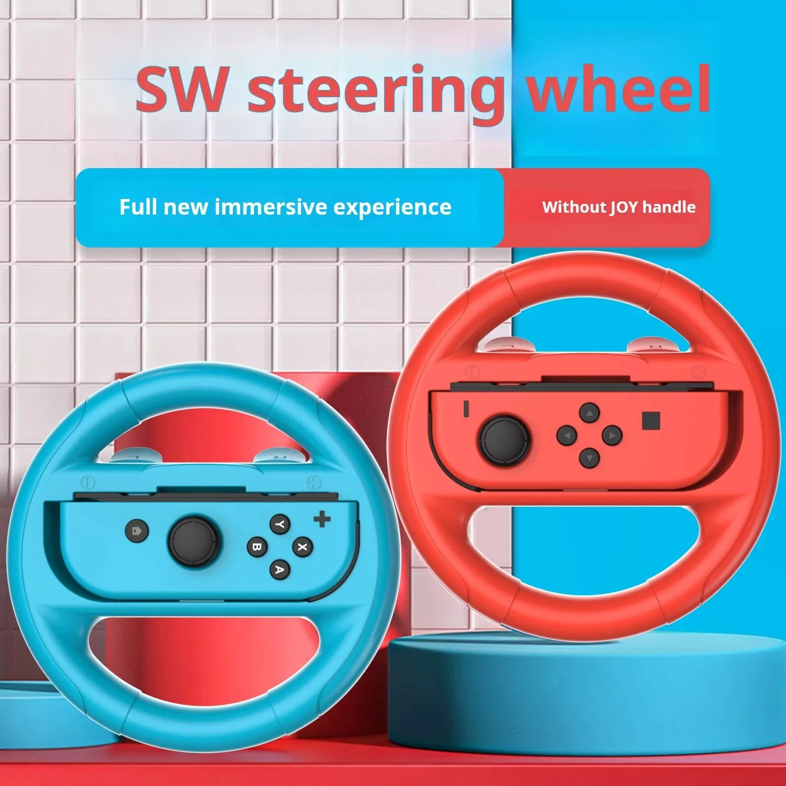Nintendo-Switch-Oled-Steering-Wheel-Grip-Joy-con-Joystick-Handle-Racing ...
