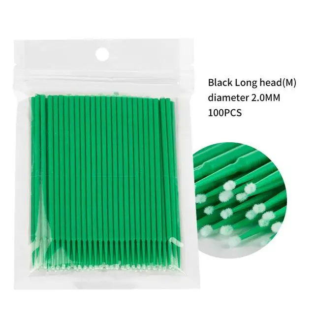 Disposable MicroBrush Eyelashes Extension Individual Lash Applicator ...