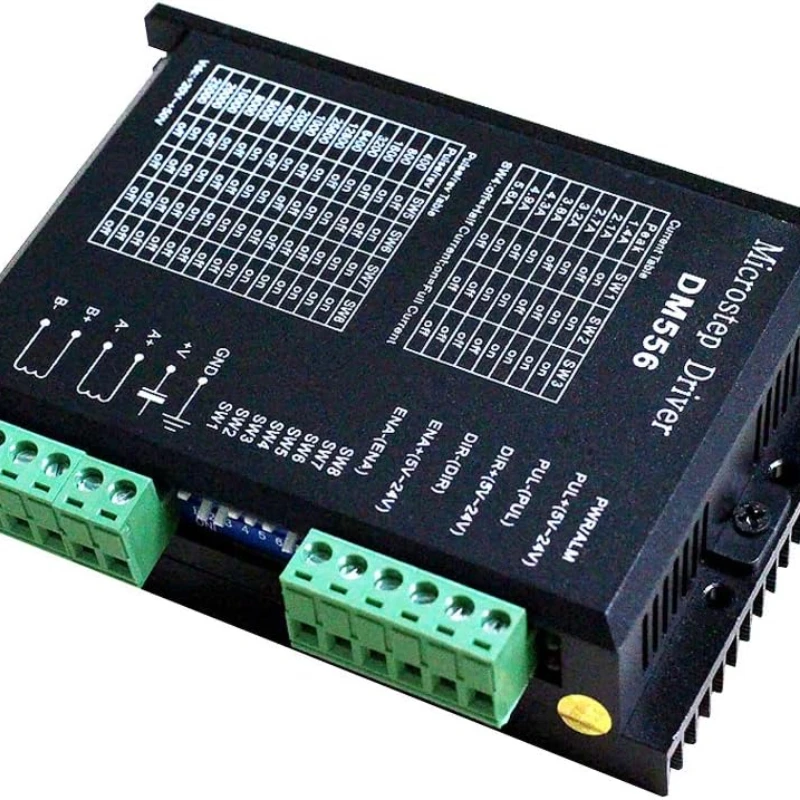 Low-Noise-Vibration-Stepping-Driver-DM-556-Digital-Stepper-Motor-Driver ...