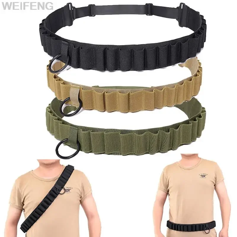 Tactical-25-26-Rounds-Shotgun-Bandolier-Belt-Adjustable-Shot-gun-Shell ...