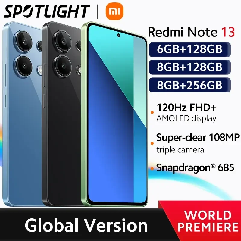 Xiaomi-Redmi-Note-13-World-Premiere-Global-Version-Snapdragon-685 ...