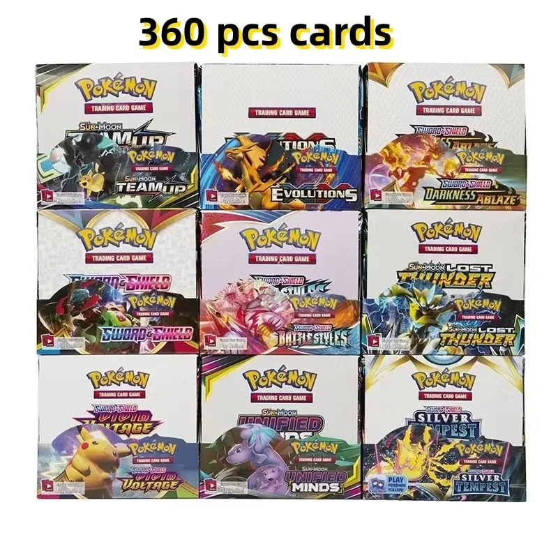 New-360Pcs-Box-Pokemon-Card-Shining-Fates-Style-English-Booster-Battle ...