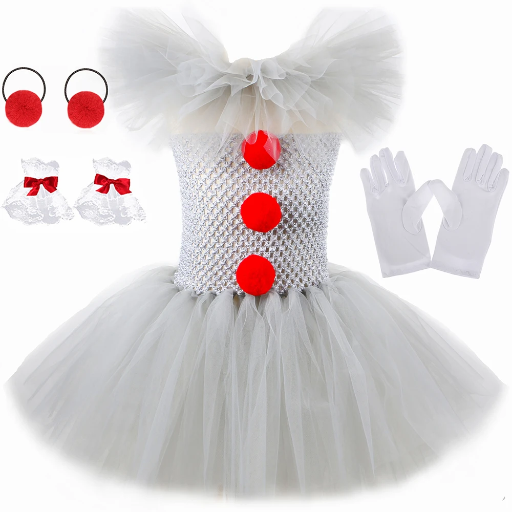 Halloween Pennywise Costume For Kids Creepy Clown Cosplay Carnival ...