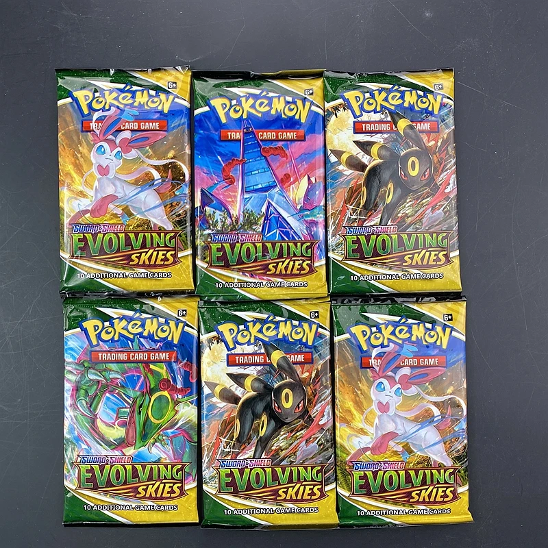 20Pcs Cards V Vmax TCG Sun & Moon Evolutions s Booster Shinny Card Game ...