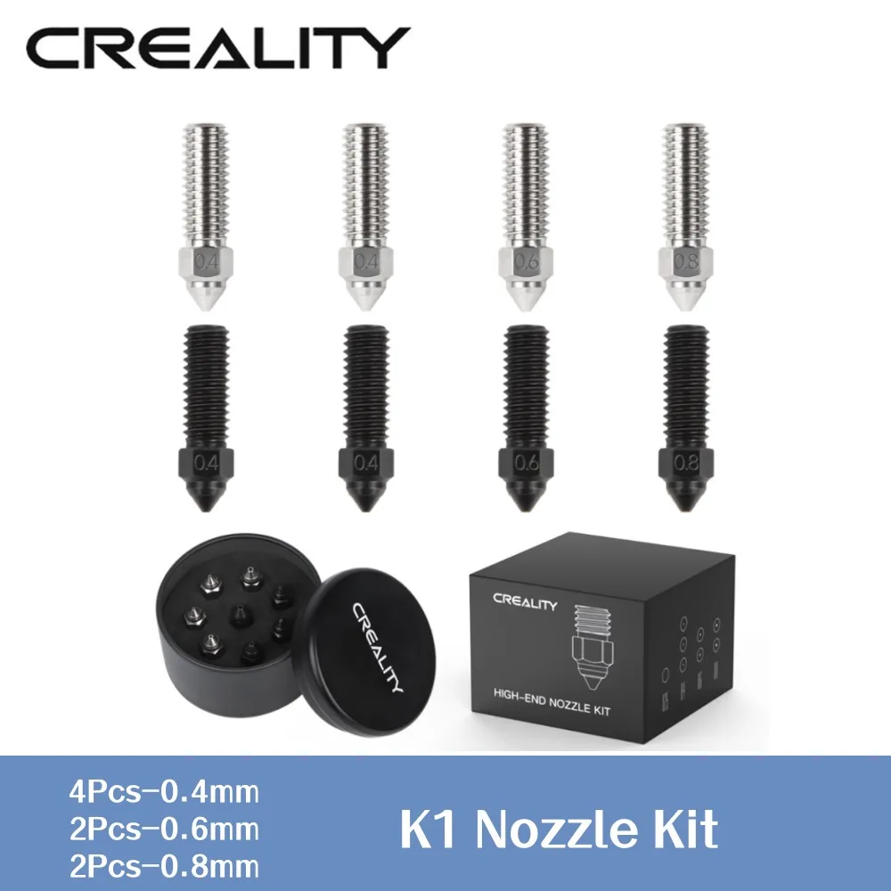 Creality-K1-Nozzle-Kit-Copper-Alloy-600mm-S-High-Speed-Printing-Smooth ...
