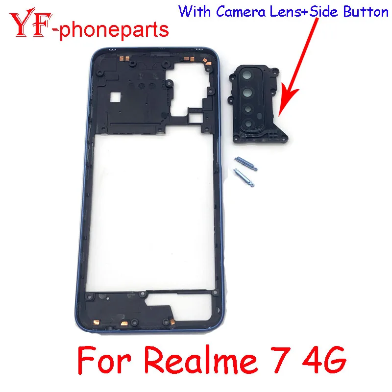 TOP Middle Frame For Oppo Realme 7 4G RMX2155 / Realme 7 5G RMX2111 ...