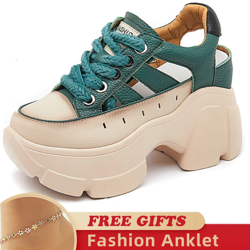 Grosses-baskets-en-cuir-v-ritable-pour-femmes-diapositives-d-t-rin-age ...