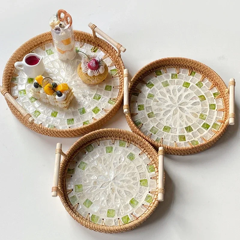 Rattan-Tray-Plates-Afternoon-Tea-Tray-for-Serving-Food-Trays-to-Serve ...