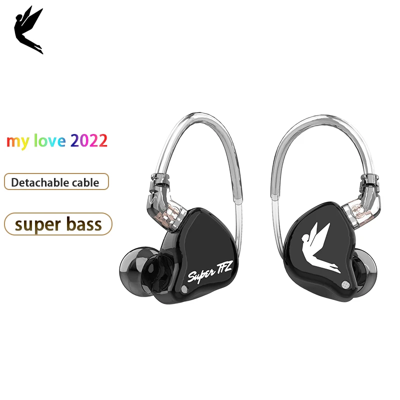 Supr TFZ My Love 2022 Hifi Earphone Noise Cancelling Monitor Type c/3.5mm In Ear Bass 3m Long ...