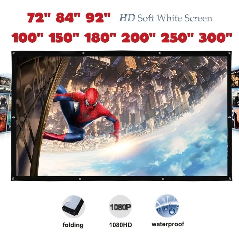High-Contrast-Simple-Portable-Projector-Screen-Pantalla-Proyeccion ...