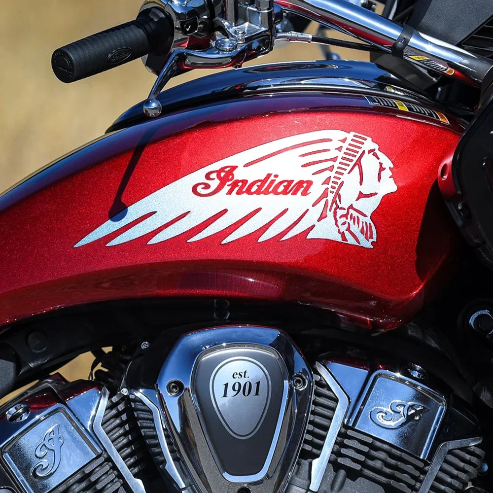 Indian-Tank-Motor-OiL-Feather-Head-Sculpture-Motorcycle-Fuel-Tank ...