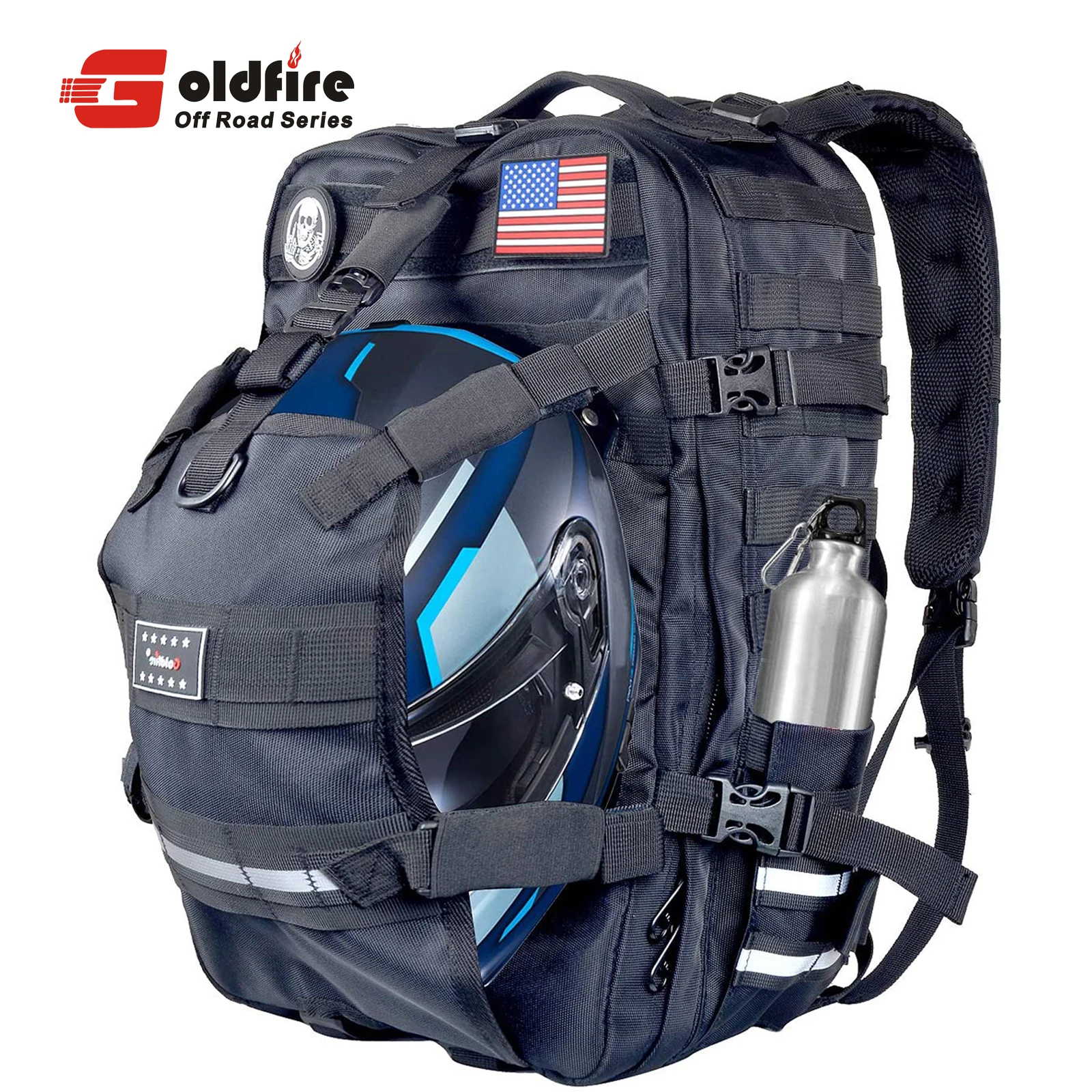 ートバイの Motorcycle Cycling Helmet Backpack for Men Women, Large Capacity ...