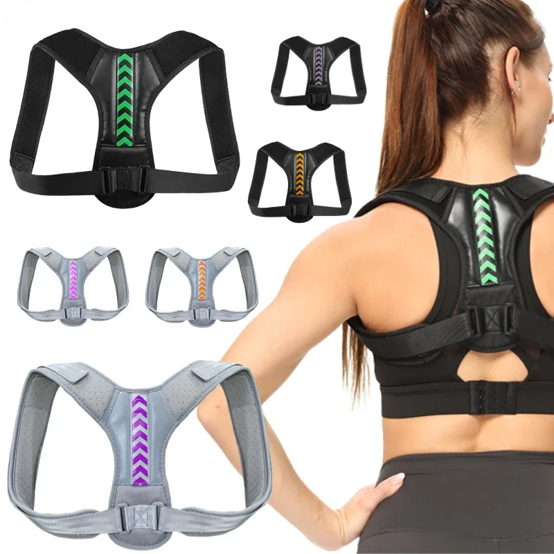 Adjustable-Back-Shoulder-Posture-Corrector-Belt-Clavicle-Spine-Support ...