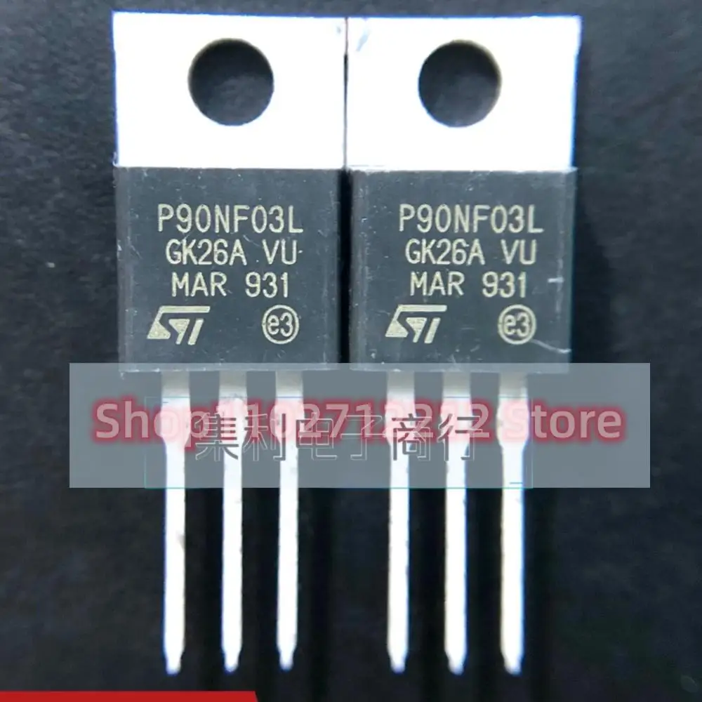 Piezas-10 piezas STP90NF03L P90NF03L MOSNTO-220 90A/30V, importado, nuevo y Original, de la ...