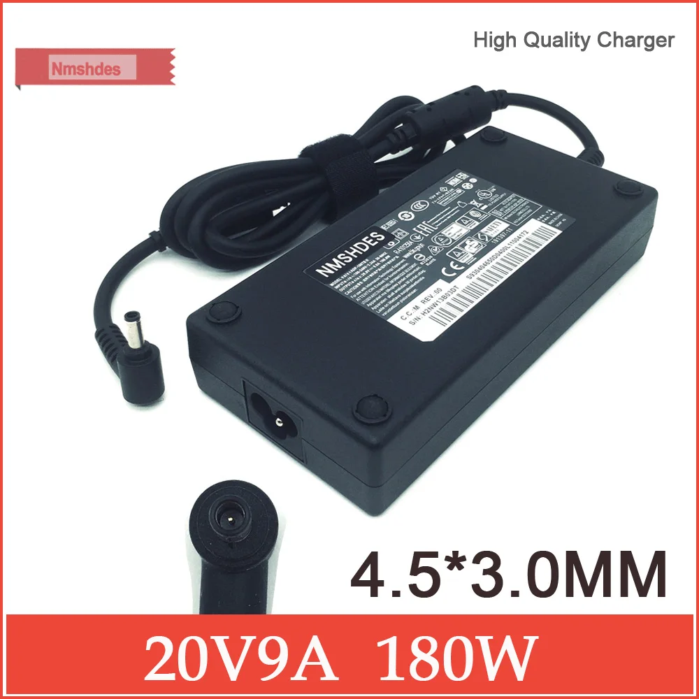 20V-9A-180W-Genuine-Ac-Adapter-For-MSI-GF63-GF75-Thin-10SCXR-10SC-10UD ...