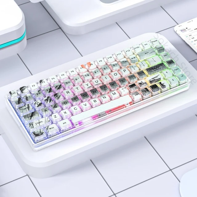 XINMENG X75 82 Key Hot Swappable Mechanical Keyboard With, 59% OFF