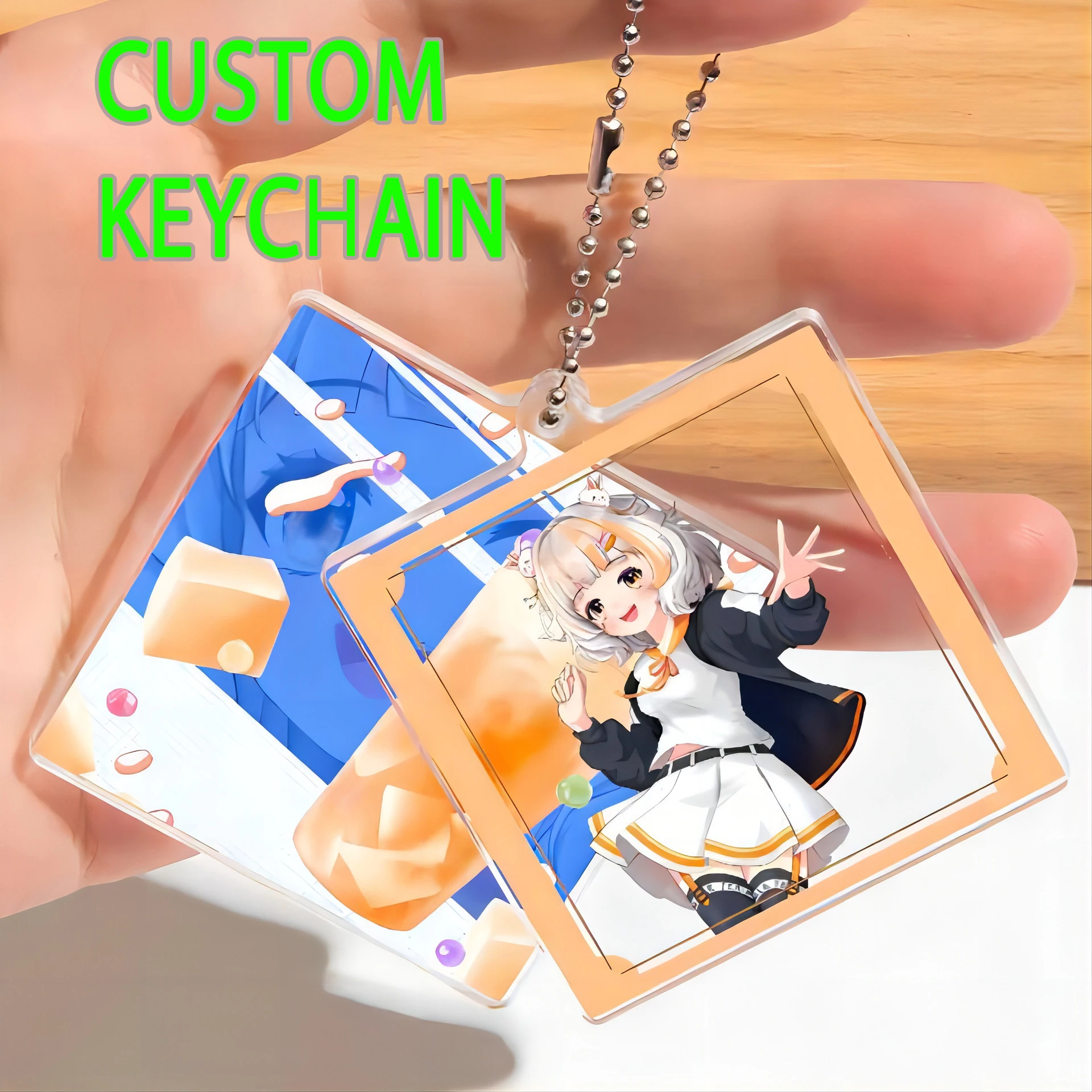 Keychain-Custom-Anime-Personalizados-Photo-Charm-Logo-Key-Chains ...