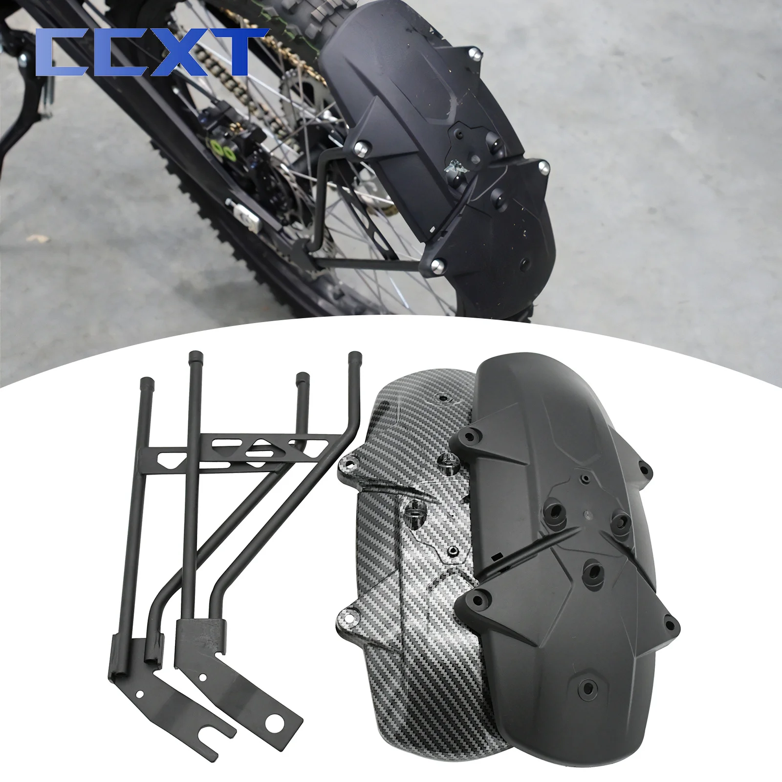 Rear Wheel Fender Mud Guard Motorcycle Plastic Mudguards For Sur Ron ...