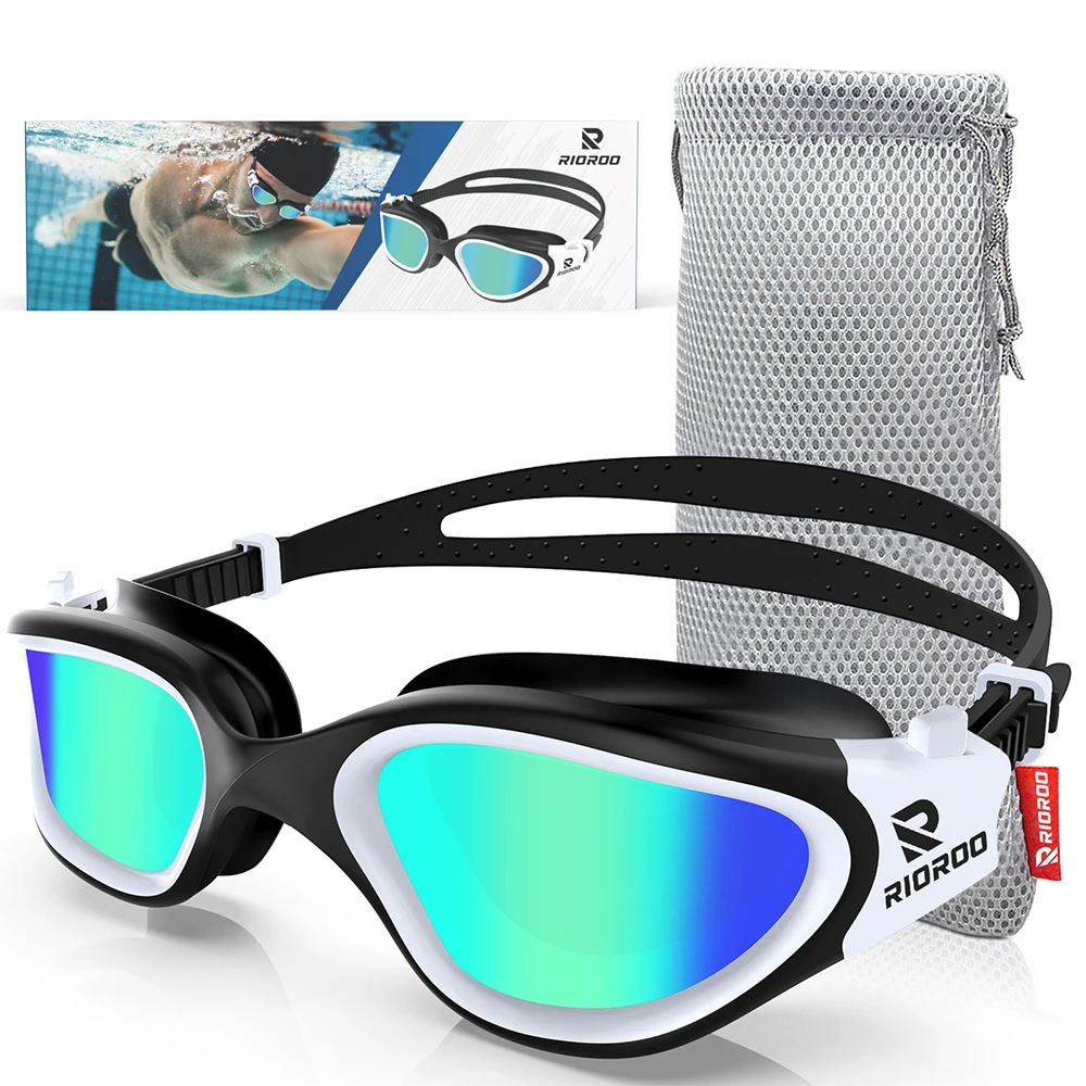Adults Swimming Glasses Polarized Swim Goggles For Anti Fog/no Leak ...