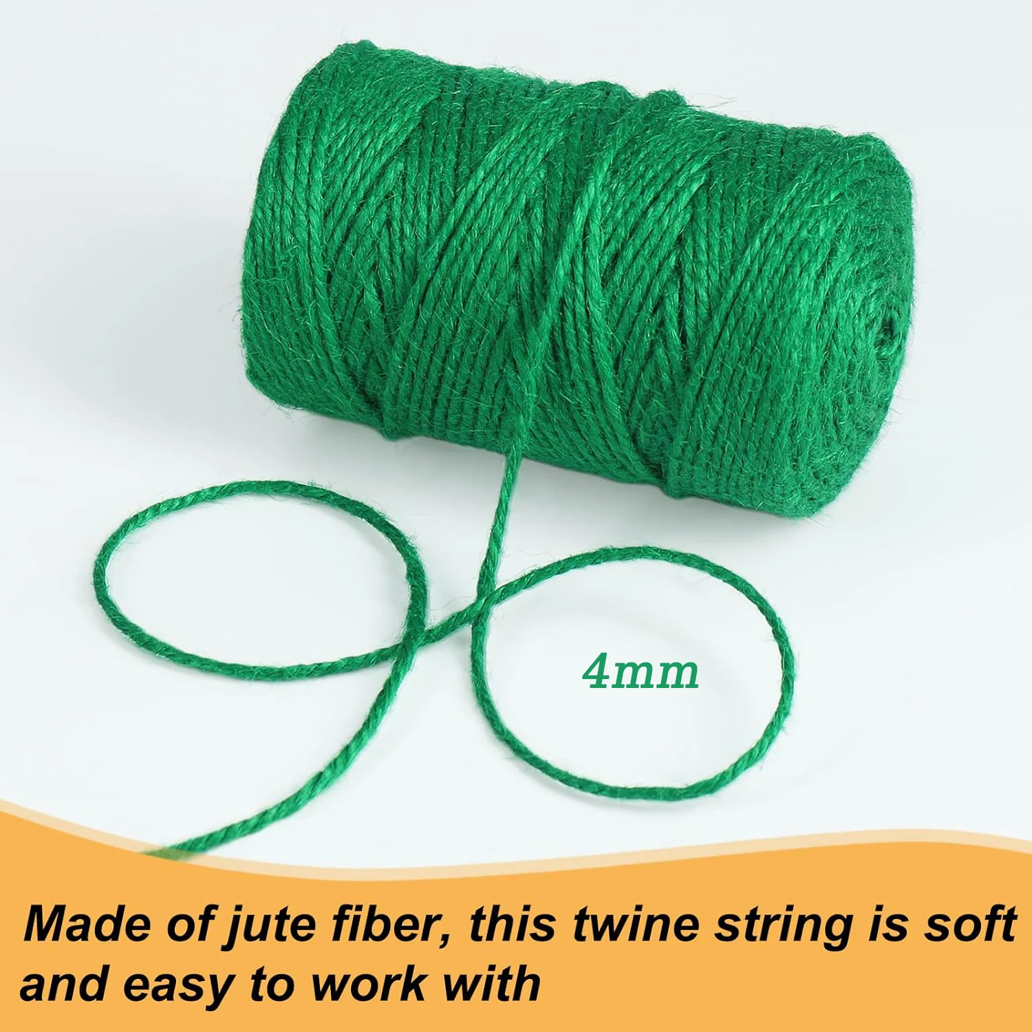 1-Roll-4mm-Natural-Jute-Twine-Rope-Green-Garden-Twine-DIY-Burlap-String ...
