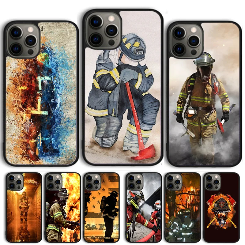 Firefighter-Heroes-Fireman-Phone-Case-For-iPhone-14-15-16-13-12-Mini ...