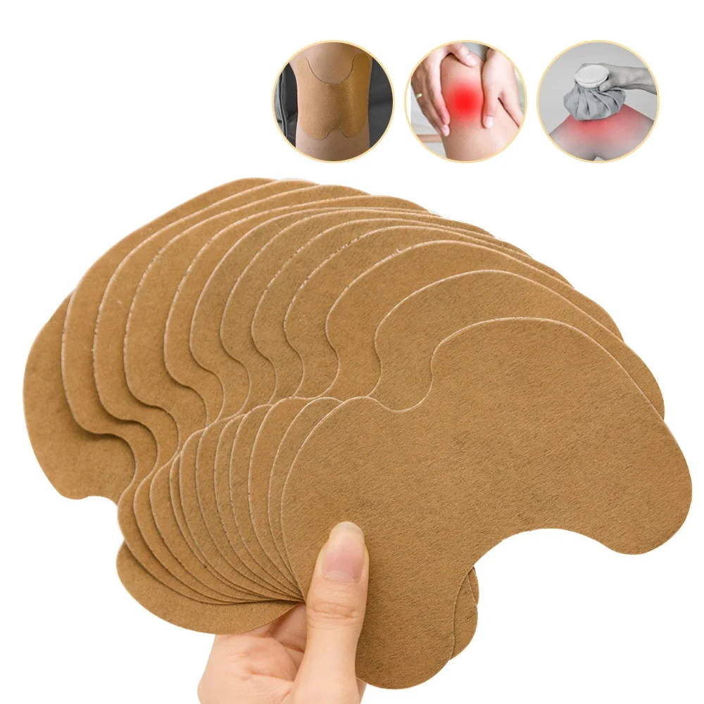 12Pcs Ginger Knee Patches Heating Plaster for Shoulder, Neck Hand Back ...