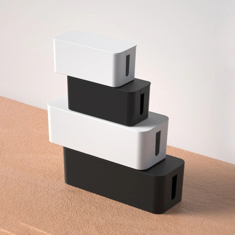 Cable Storage Box Power Board Wire Management Socket Strip Wire Case ...