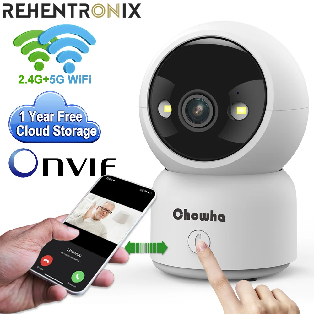 Onvif 5g Wifi Camera 3mp Indoor Security Wifi Ip Camera Ai Autotracking ...