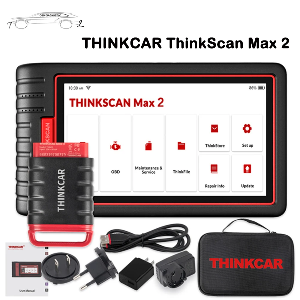 Thinkcar Thinktool Thinkscan Max Diagnostic Scan Tool 28 Reset Ecu ...
