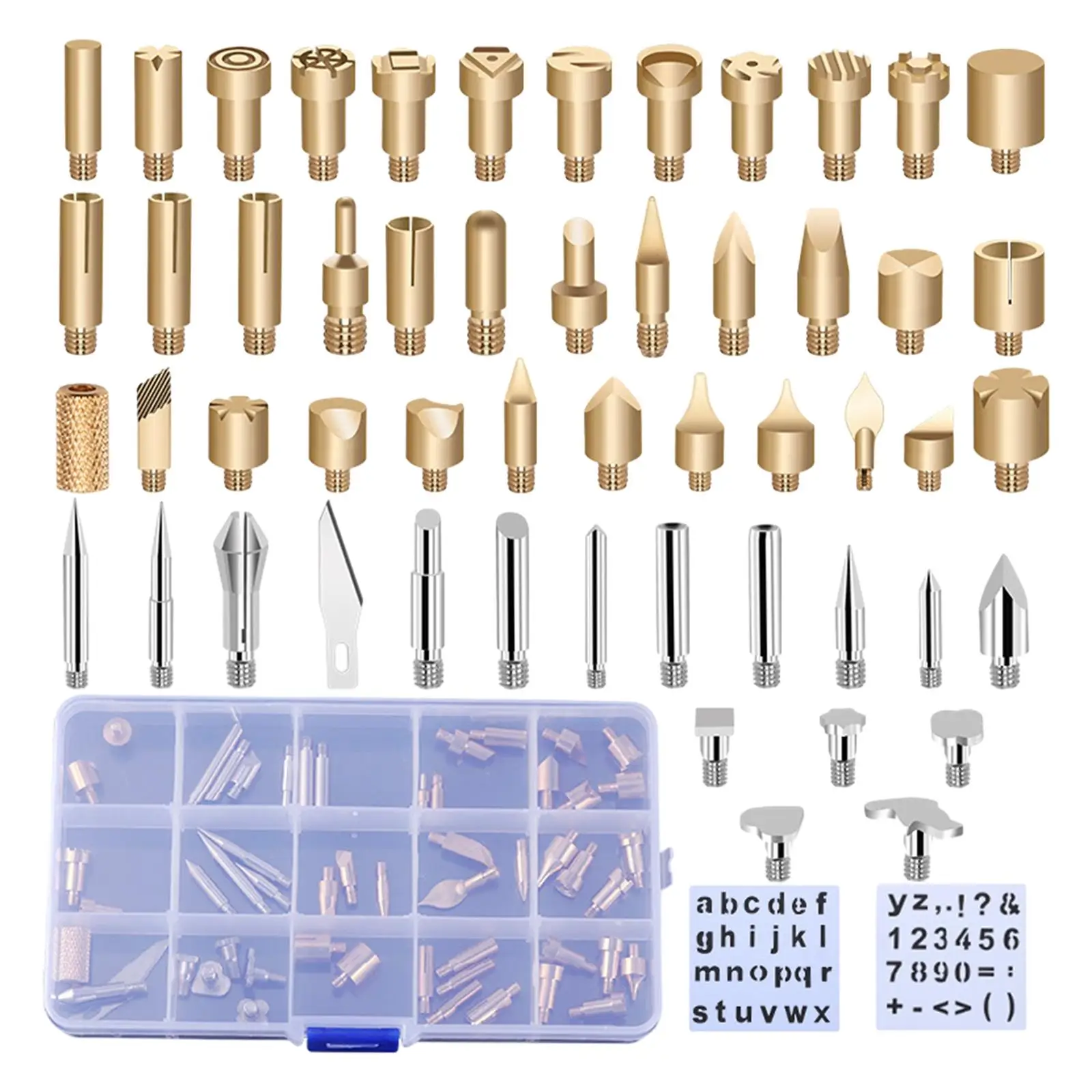 53Pcs-Soldering-Iron-Tips-Engraving-Heads-Soldering-Iron-Heads-for ...