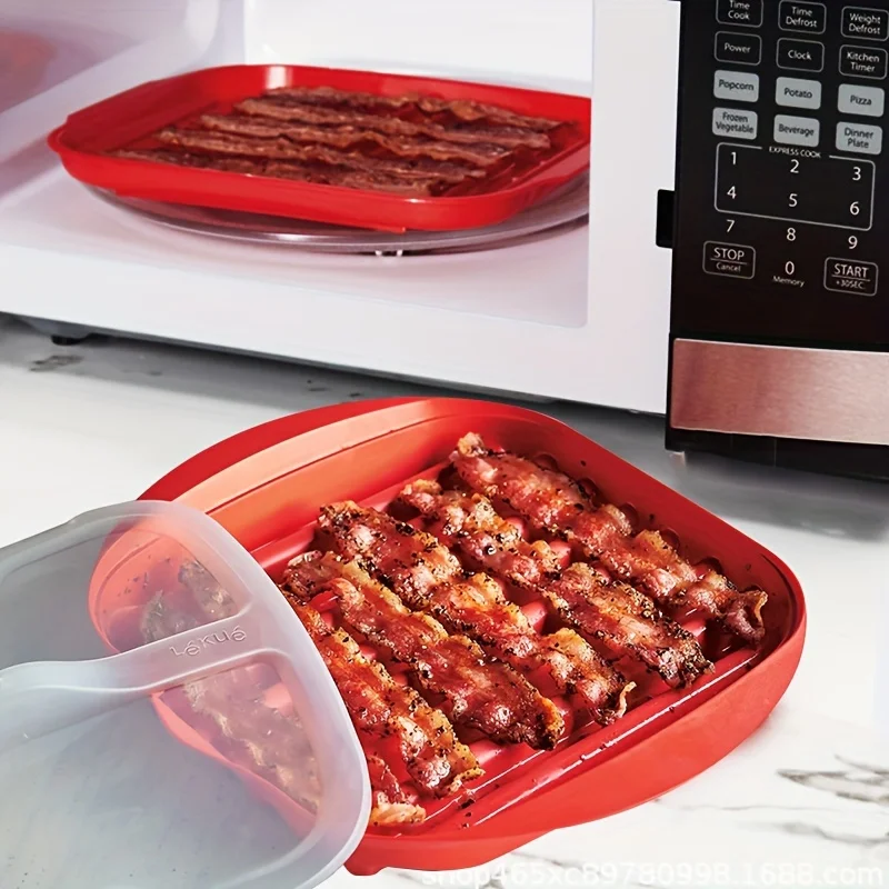 1pc-Microwave-Bacon-Maker-Microwavable-Bacon-Grill-Bacon-Tray-Pizza ...