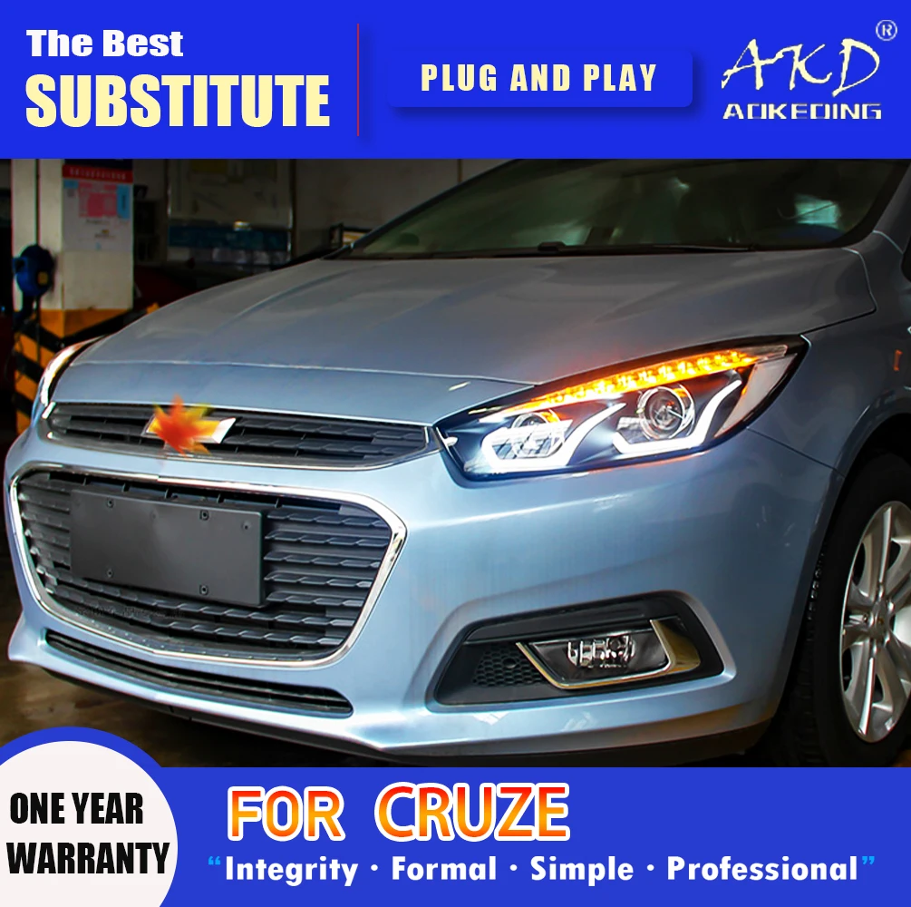 AKD-Head-Lamp-for-Chevrolet-Cruze-LED-Headlight-2015-2016-Headlights ...