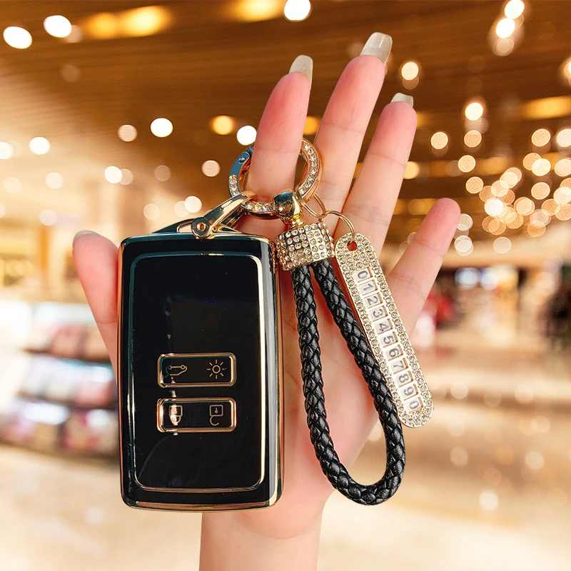 Car-Key-Chain-Keychain-Key-Ring-For-Renault-Koleos-Kadjar-Scenic-Megane ...