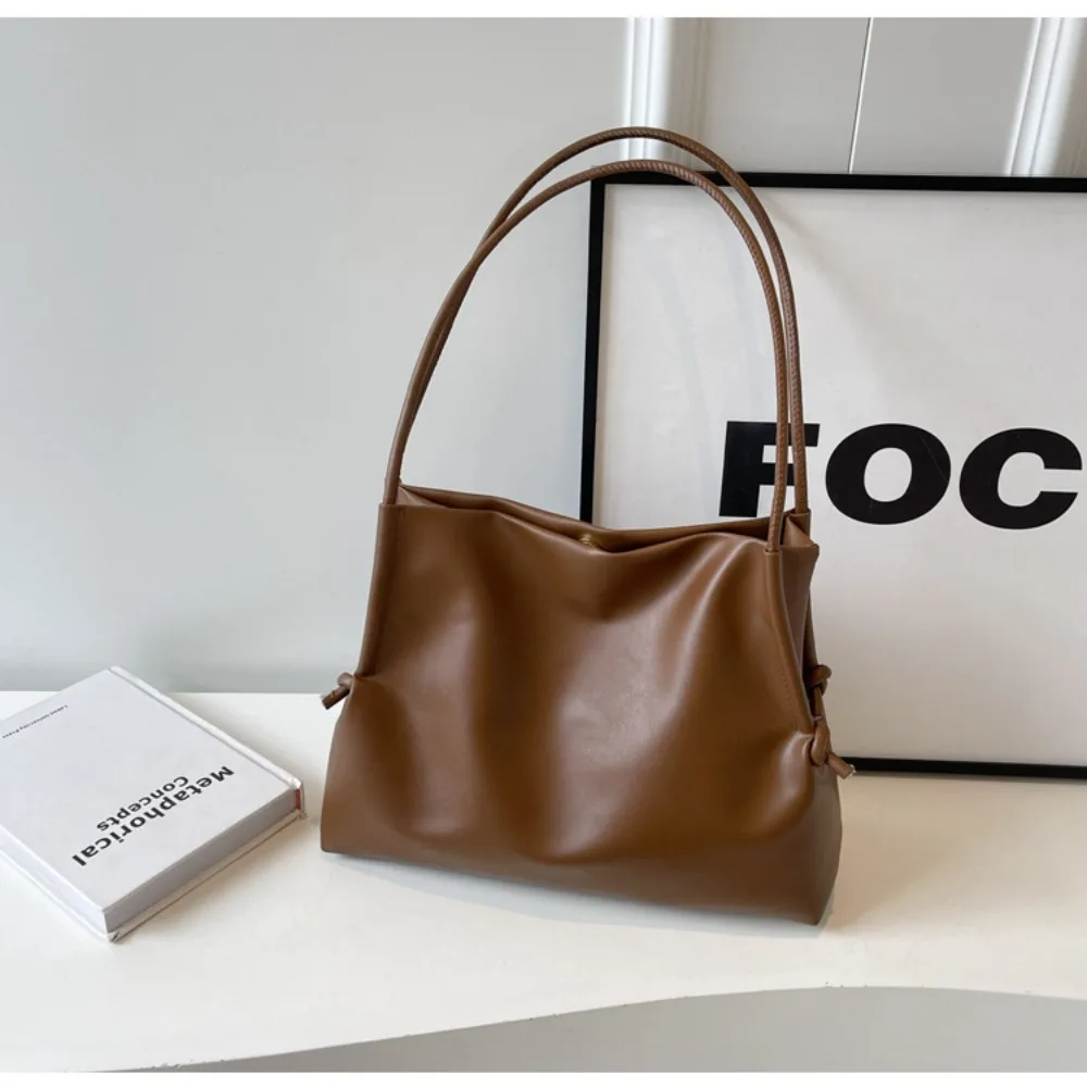 High Capacity Hand Bag Fashion PU Popular Tote Bag Trendy Temperament ...