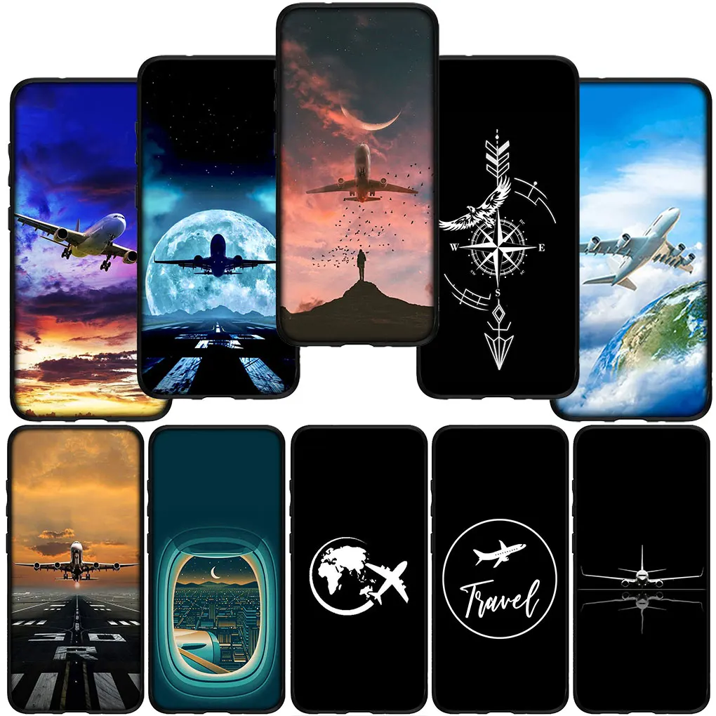 Airplane Plane Fly Travel Aircraft Cover Phone for Samsung Galaxy S21 ...