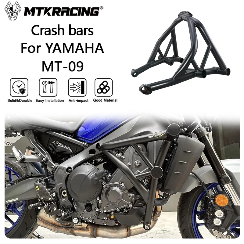 MTKRACING-Crash-bars-For-YAMAHA-MT-09-2021-2024-Motorcycle-Bumper ...