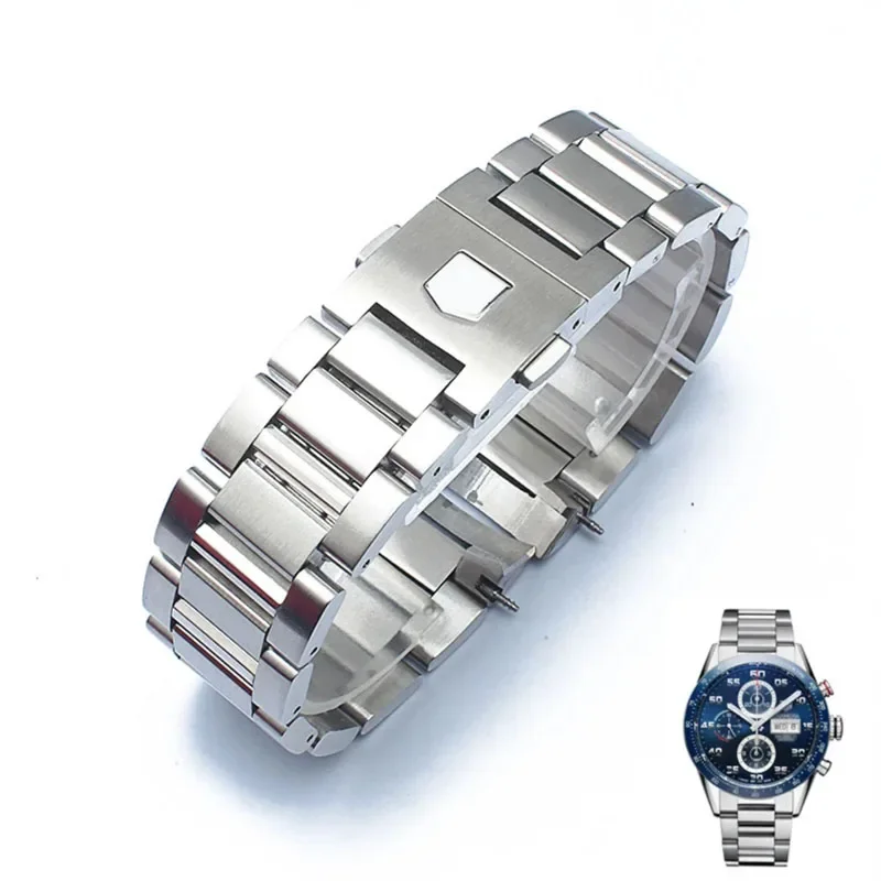 Solid-Stainless-Steel-Watch-Strap-Bracelet-Watchband-For-Tag-Heuer ...