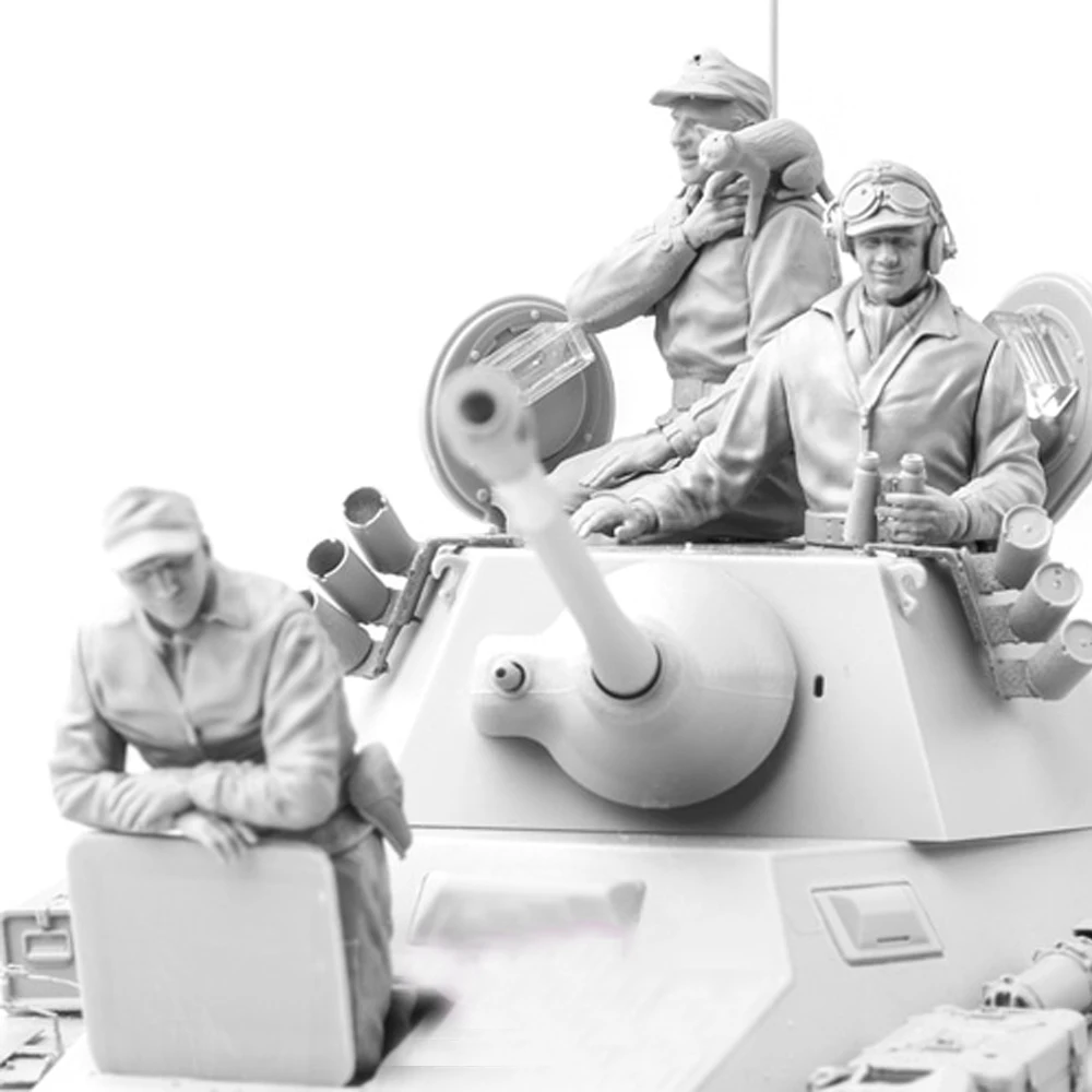 1-35-World-War-II-soldier-Crew-Set-Resin-Model-figure-soldier-WWII ...