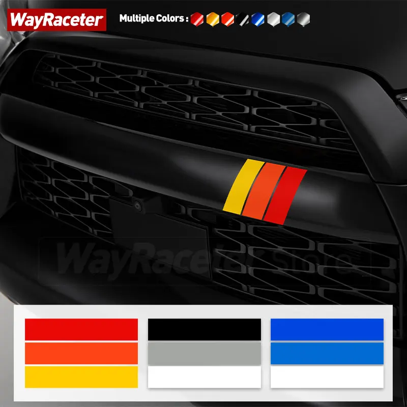 Classic-Retro-Top-Tri-Color-Stripes-Sticker-Vinyl-Decal-For-Toyota ...