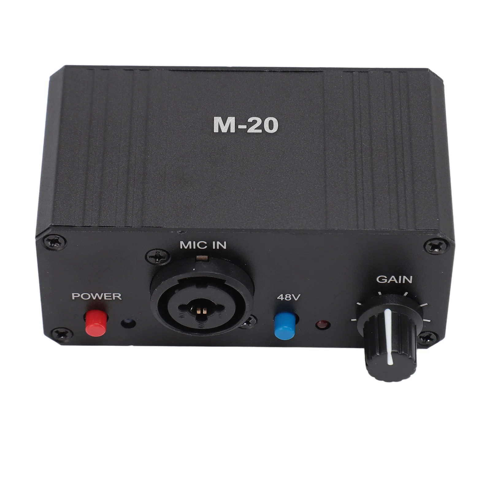 Microphone-Preamp-High-Gain-48V-Power-XLR-Output-Mic-Preamplifier-for ...