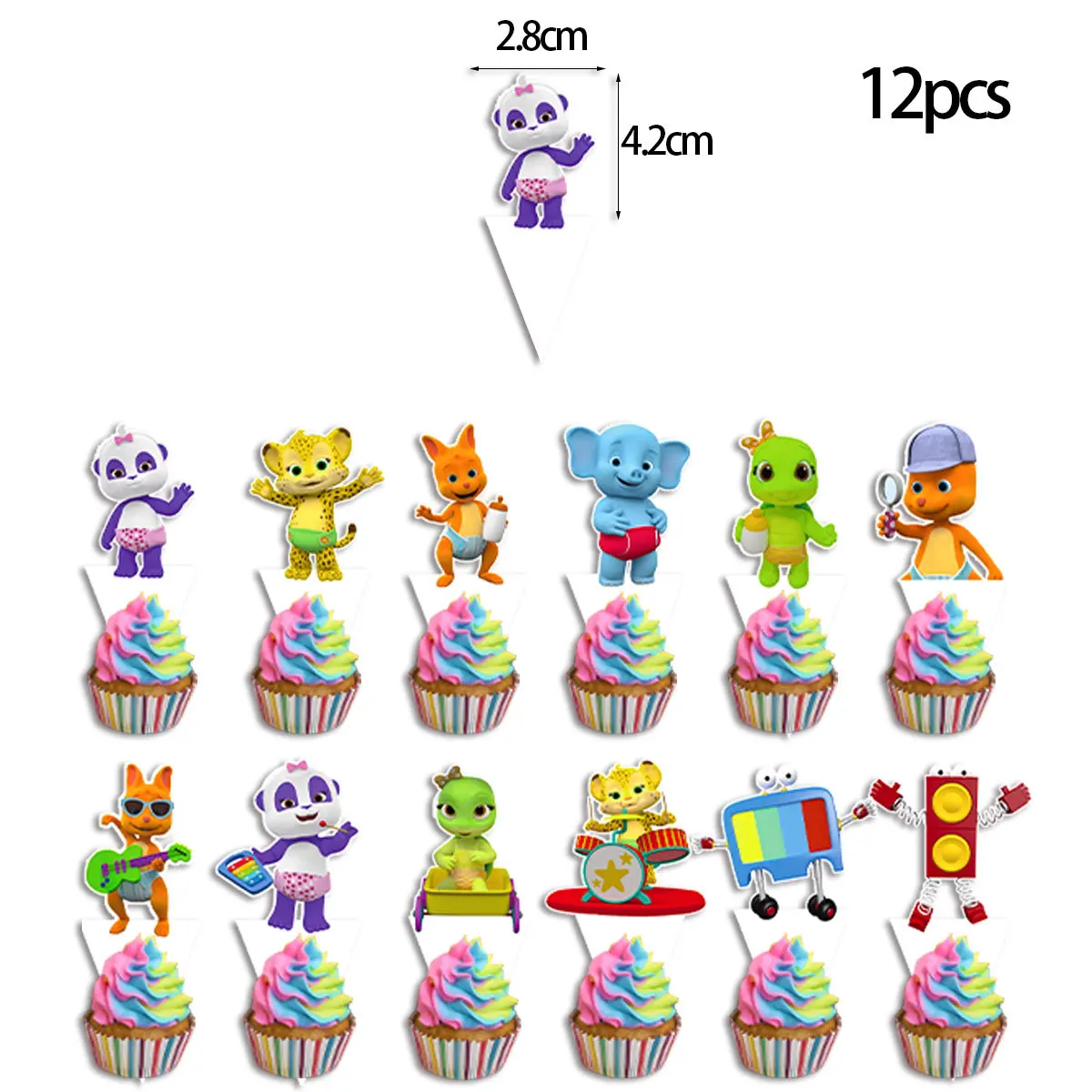 Word Party Cosplay Party Decorations Full Set Happy Birthday Event ...